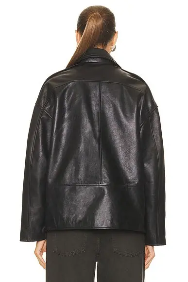 GRLFRND Alek Leather Jacket - Black