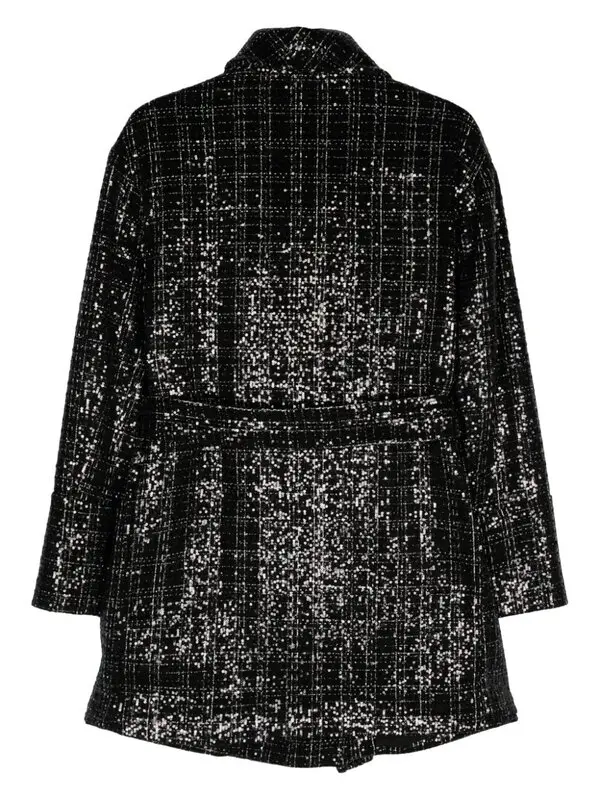 GENNY Sequined Tweed Coat
