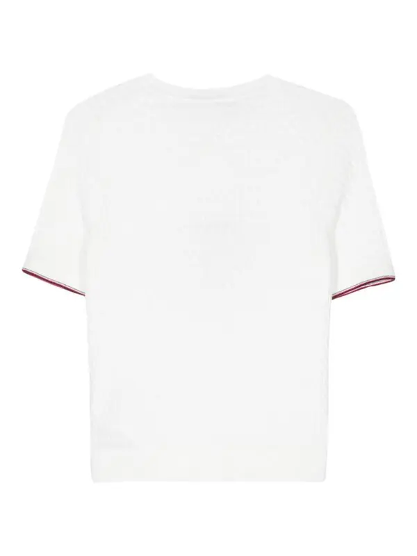 Tommy Hilfiger Logo-embroidered Knitted Top