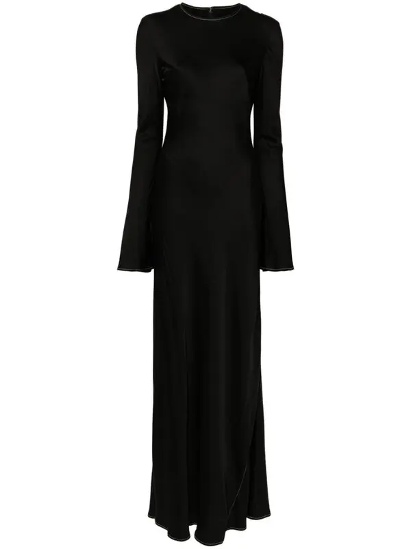 ROTATE BY BIRGER CHRISTENSEN Satin Maxi Dress