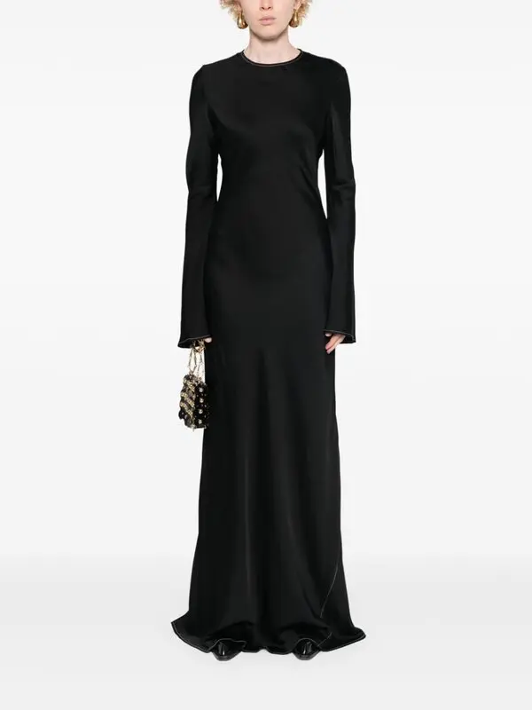 ROTATE BY BIRGER CHRISTENSEN Satin Maxi Dress