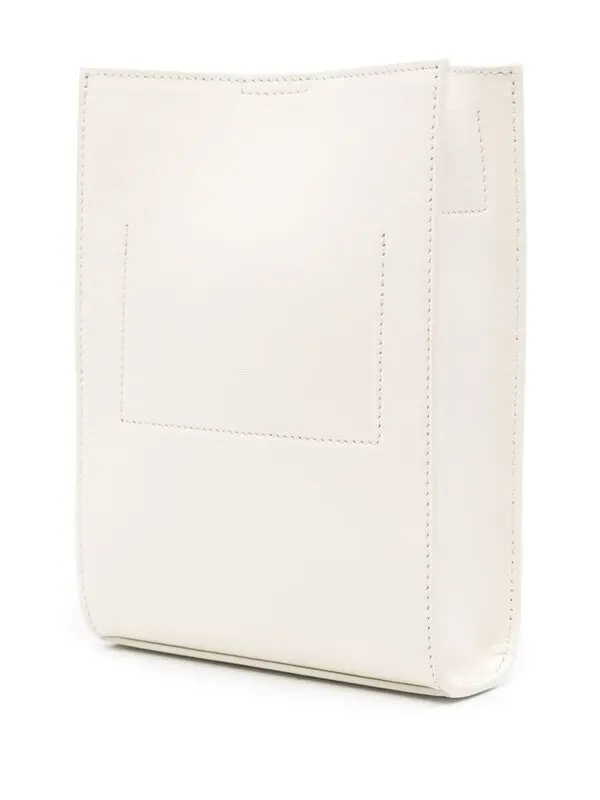 JIL SANDER Small Tangle Shoulder Bag - White