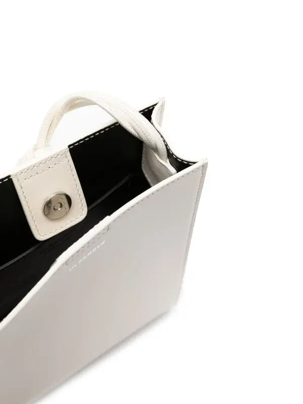 JIL SANDER Small Tangle Shoulder Bag - White