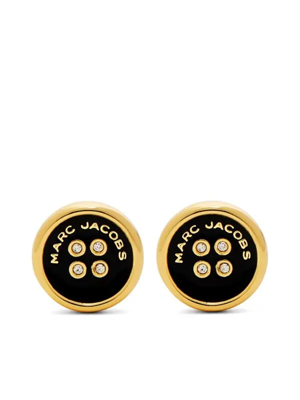 Marc Jacobs Button Stud Earrings - Gold