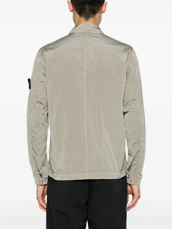 Stone Island Compass-patch Shirt Jacket