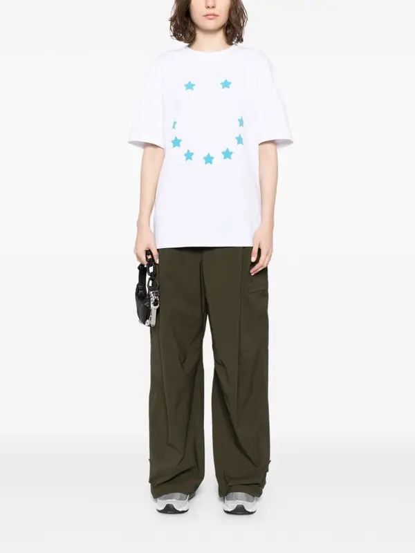 GROUND ZERO Star-print T-shirt - White