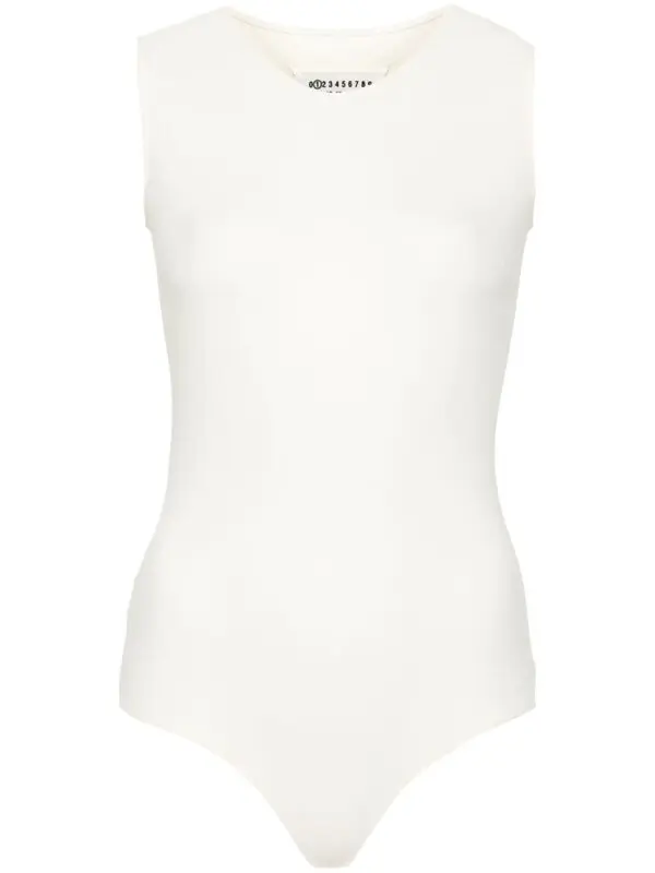 MAISON MARGIELA Jersey Bodysuit - Neutrals