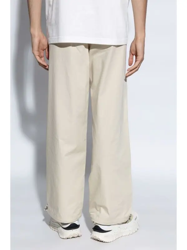 Moncler Canvas Trousers - Neutrals
