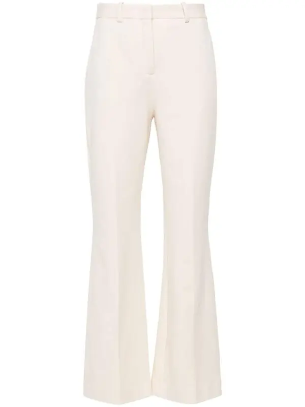 CIRCOLO 1901 Jersey Flared Trousers - Neutrals