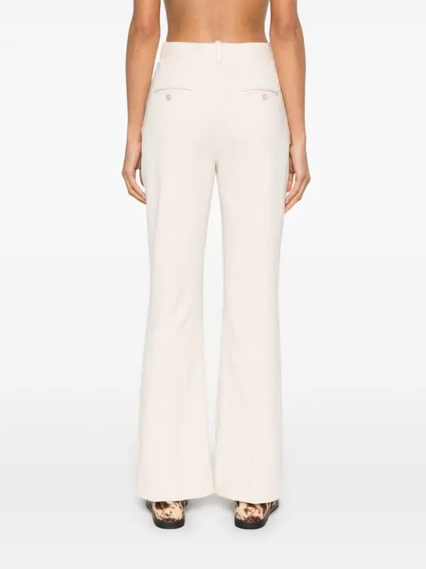 CIRCOLO 1901 Jersey Flared Trousers - Neutrals