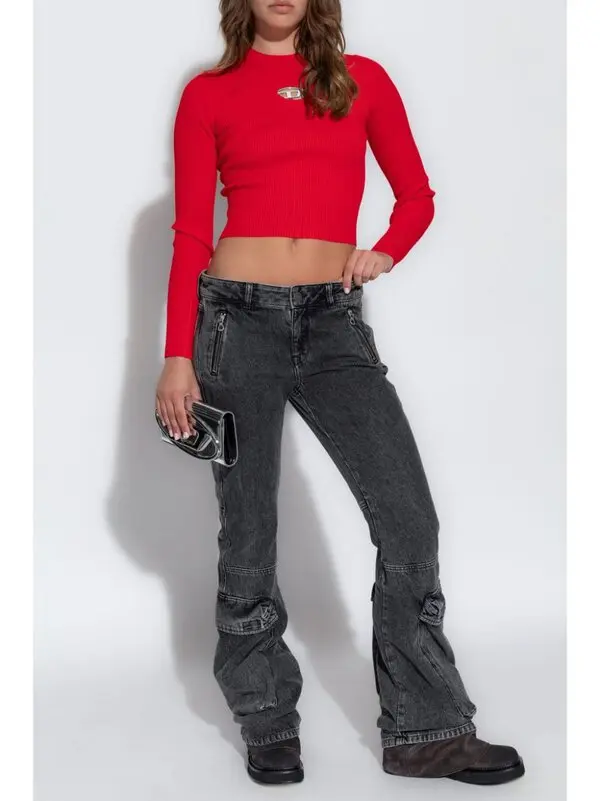 DIESEL® D-poky-s Flared Jeans