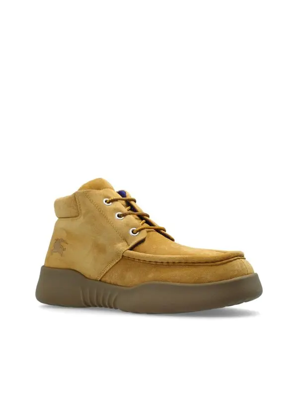 Burberry Suede Sneakers - Brown
