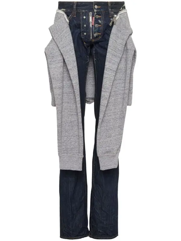 Dsquared2 Layered Denim Jeans