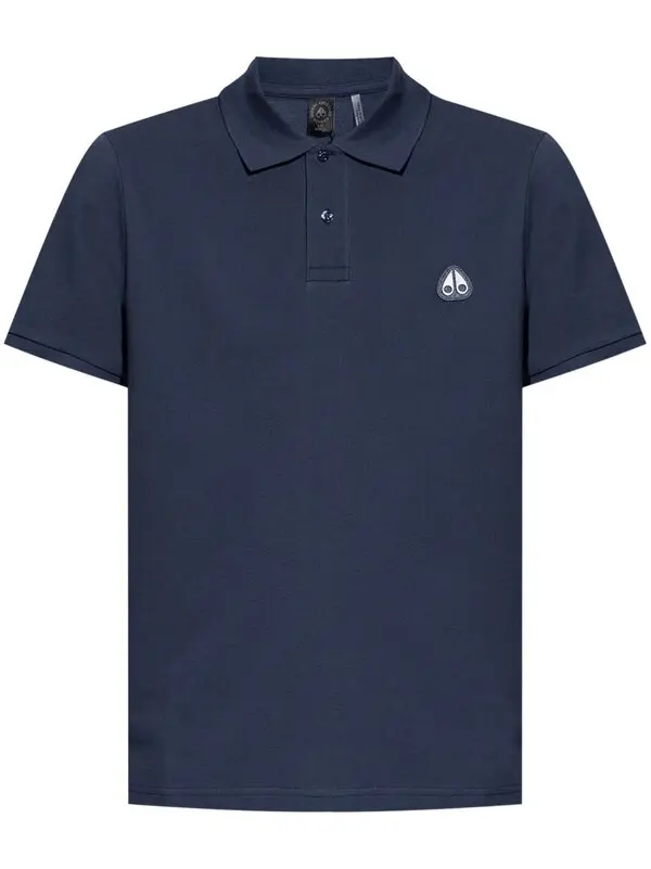 Moose Knuckles Everett Polo Shirt - Blue