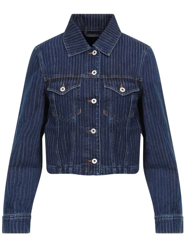 Kenzo Striped Denim Trucker Jacket