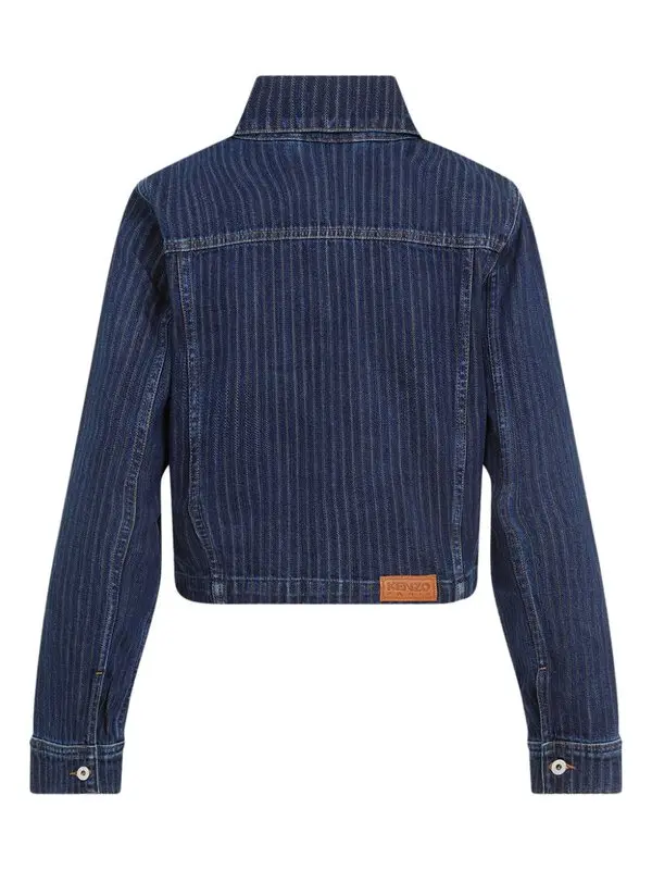 Kenzo Striped Denim Trucker Jacket