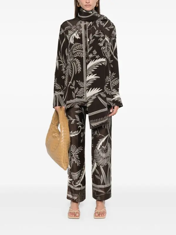 F.R.S FOR RESTLESS SLEEPERS Botanical Print Shirt