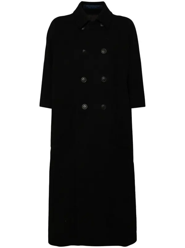Yohji Yamamoto Mosser Double-breasted Coat