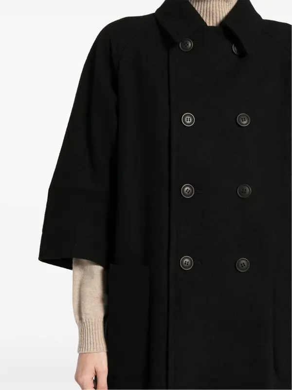 Yohji Yamamoto Mosser Double-breasted Coat
