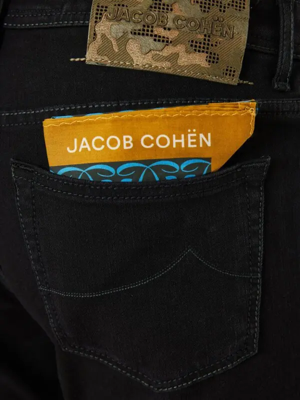 Jacob Cohen Mid-rise Slim-fit Jeans - Black