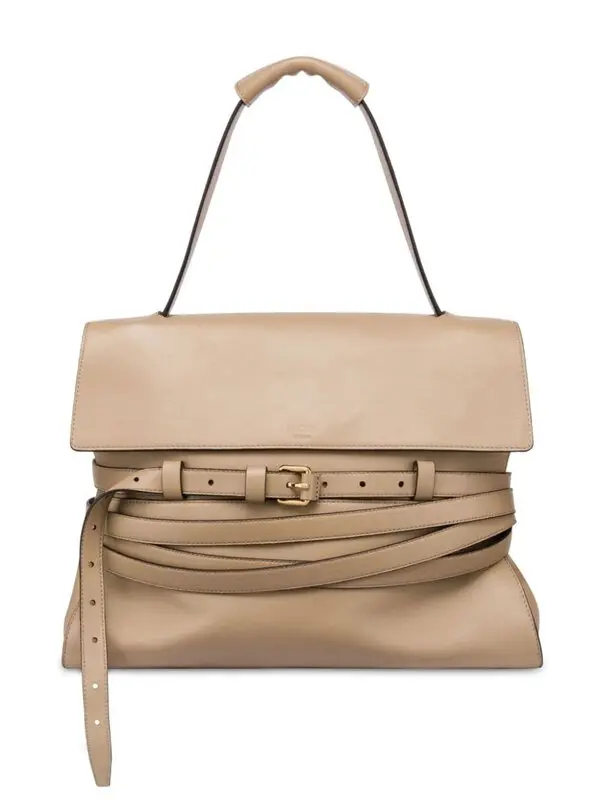 Moschino Tie Me Tote Bag - Neutrals