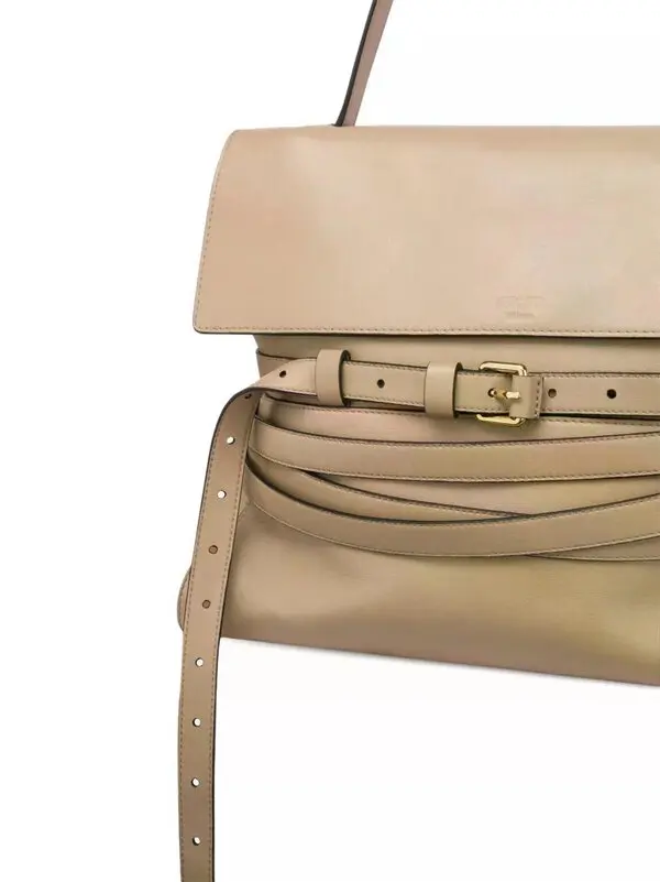 Moschino Tie Me Bag Medium - Neutrals