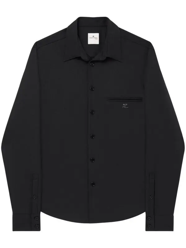 COURREGES One Pocket Twill Shirt