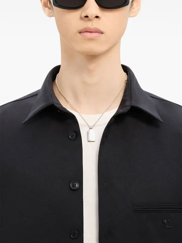 COURREGES One Pocket Twill Shirt