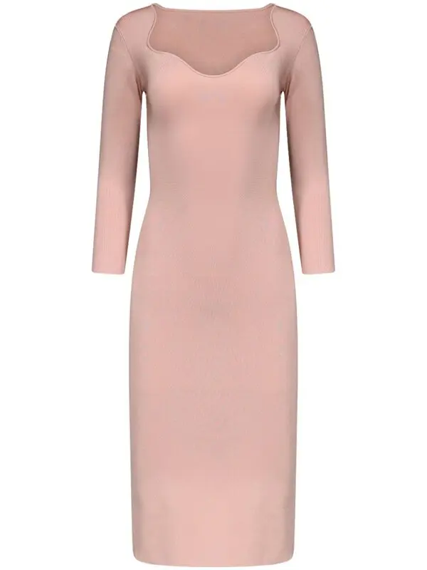 Galvan Kaia Pencil Dress - Pink | Editorialist