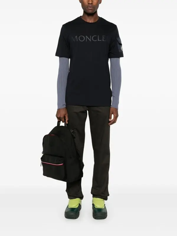Moncler Laminated-logo T-shirt