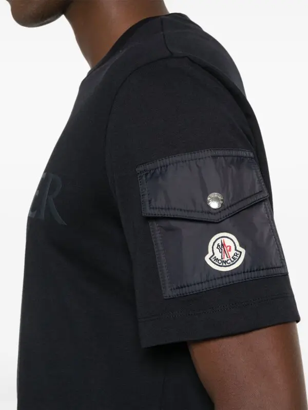 Moncler Laminated-logo T-shirt