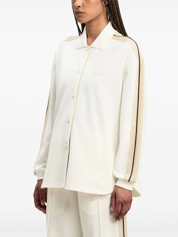 Palm Angels Logo-embroidered Track Shirt
