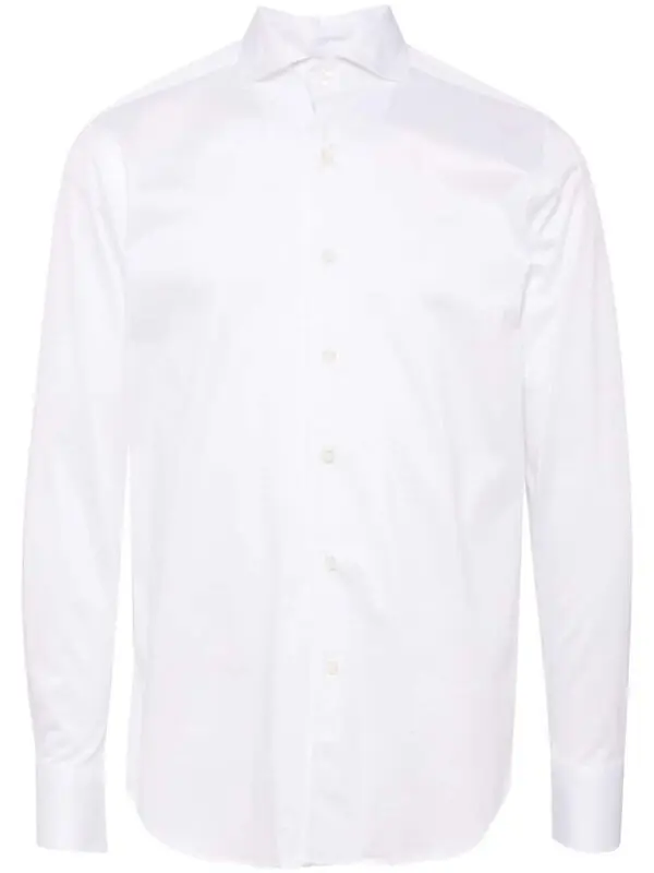 Canali Cotton Long-sleeve Shirt