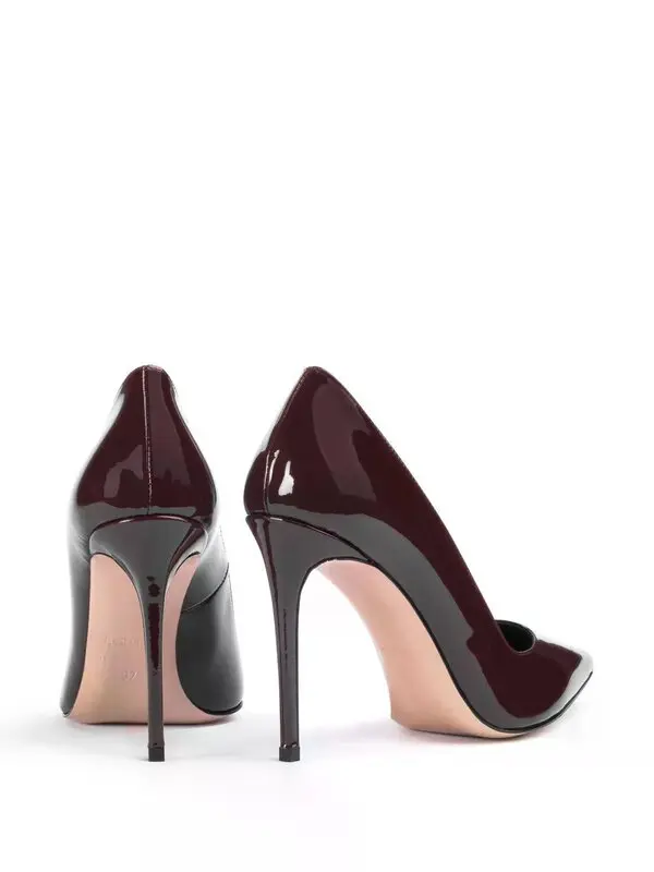 LE SILLA Eva 100mm Patent-leather Pumps - Red