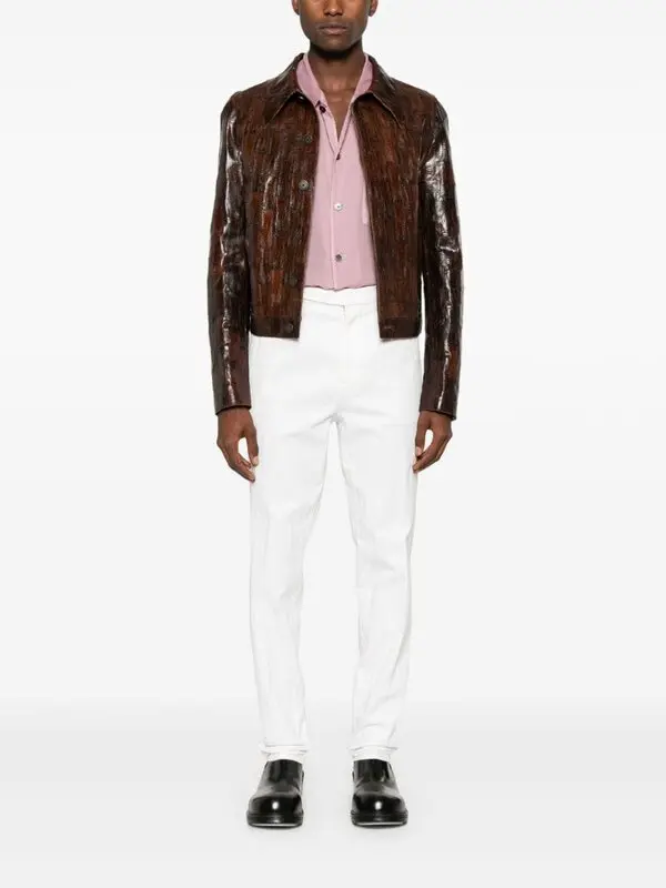 SAPIO Snakeskin-effect Jacket
