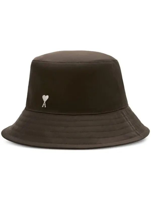Ami De Coeur Stud Bucket Hat - Brown