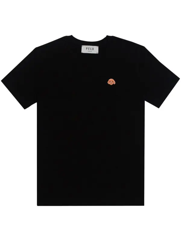 PELO FOUNDATION Dog-appliqué T-shirt