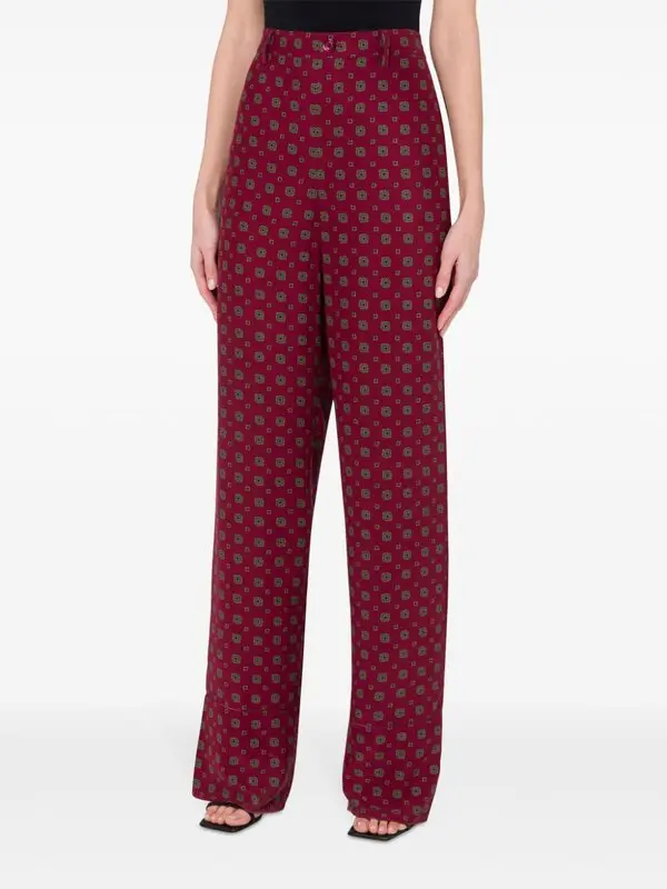 Moschino Geometric-print Trousers