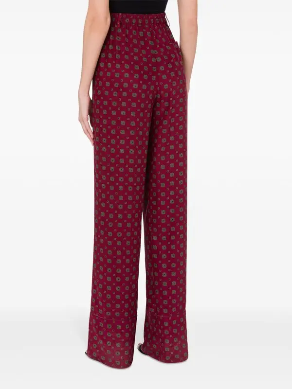 Moschino Geometric-print Trousers