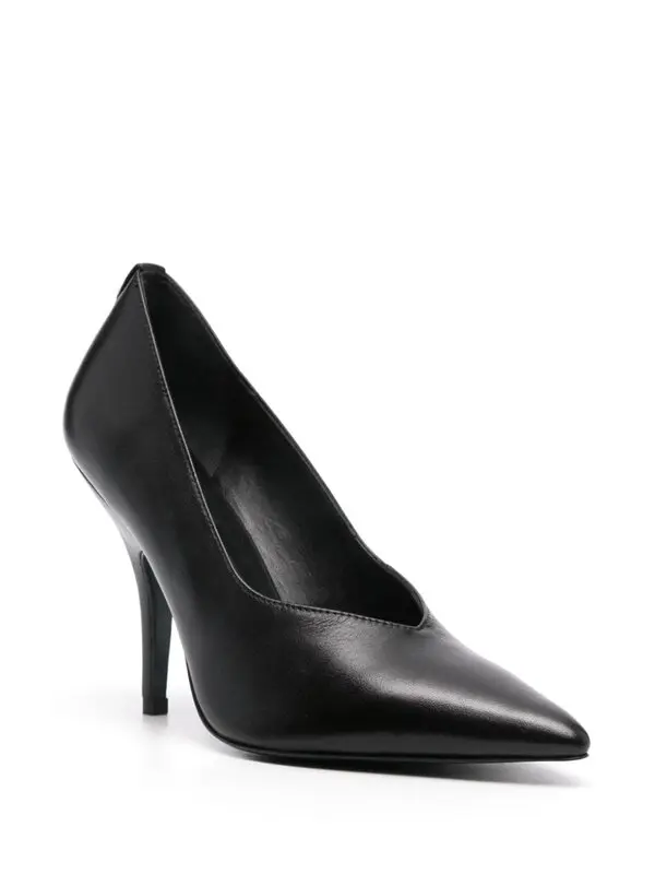 Patrizia Pepe 100mm Fly-rivet Leather Pumps