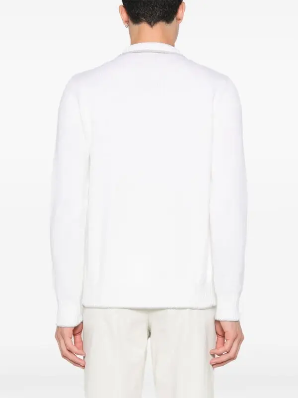 Eleventy Wool Cardigan - Neutrals