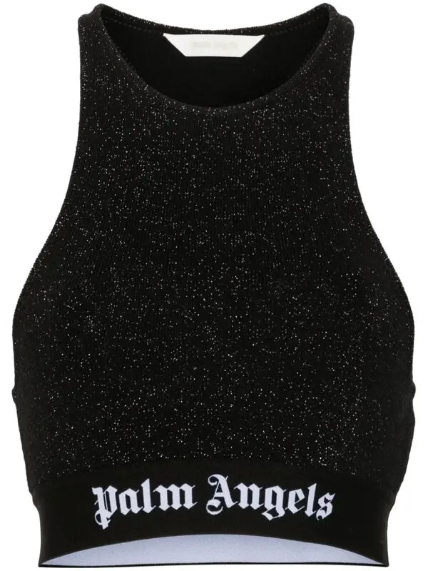 Palm Angels Lurex Cropped Top
