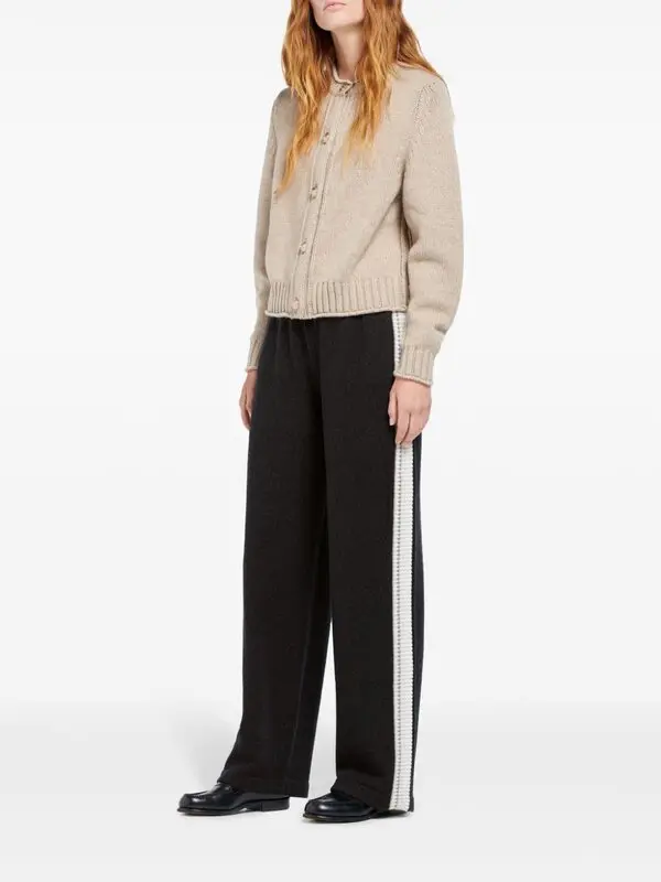 BARRIE Chunky Cashmere Cardigan - Neutrals
