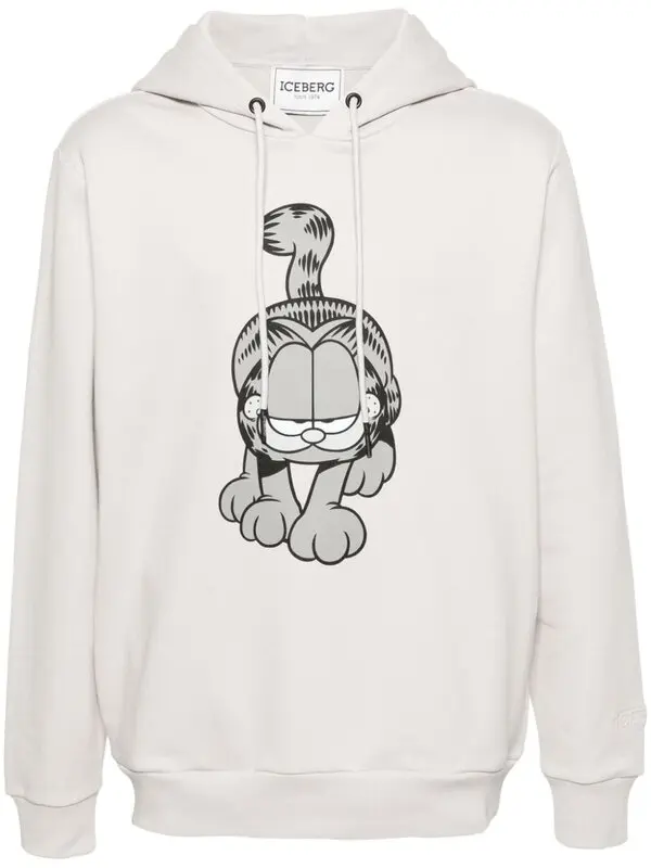 Iceberg Garfield-print Hoodie