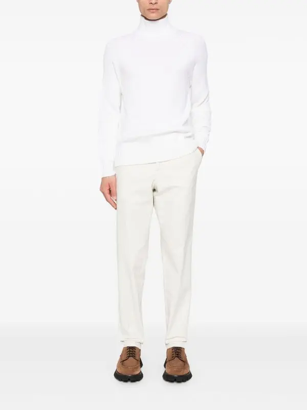 Eleventy Ribbed-detail Sweater