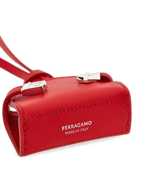 FERRAGAMO Hug Bag Charm - Red
