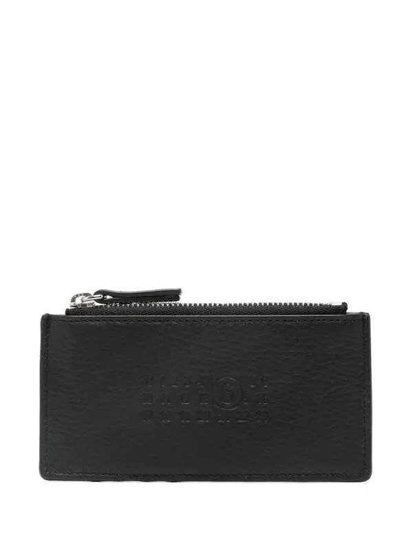 MAISON MARGIELA Numbers-motif Card Holder - Black