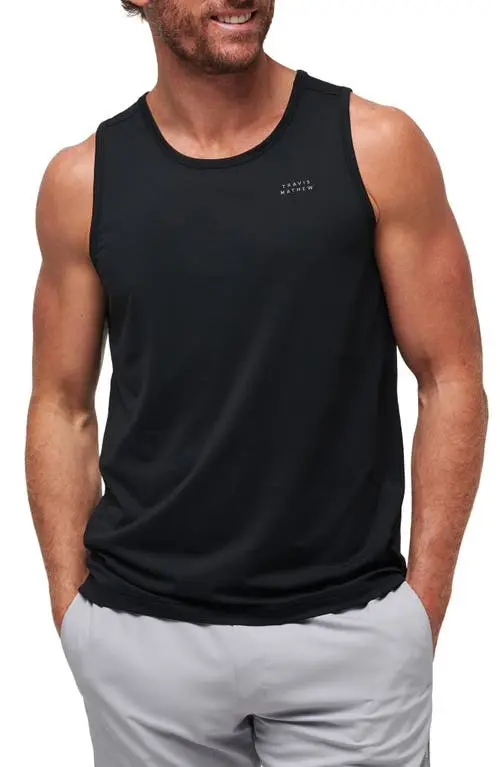 Travis Mathew Heater Pro Tank Top - Black