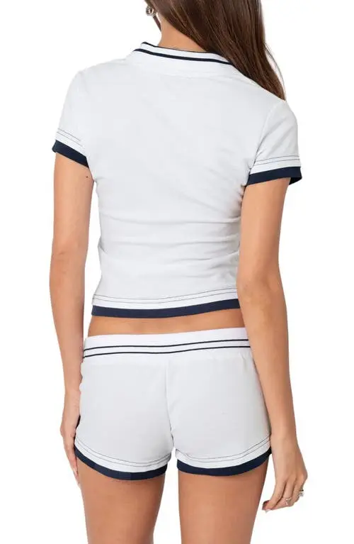 EDIKTED Academia Crop Polo
