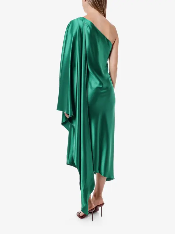 Max Mara Oliveto Silk Dress In Green - 55% Off | Editorialist